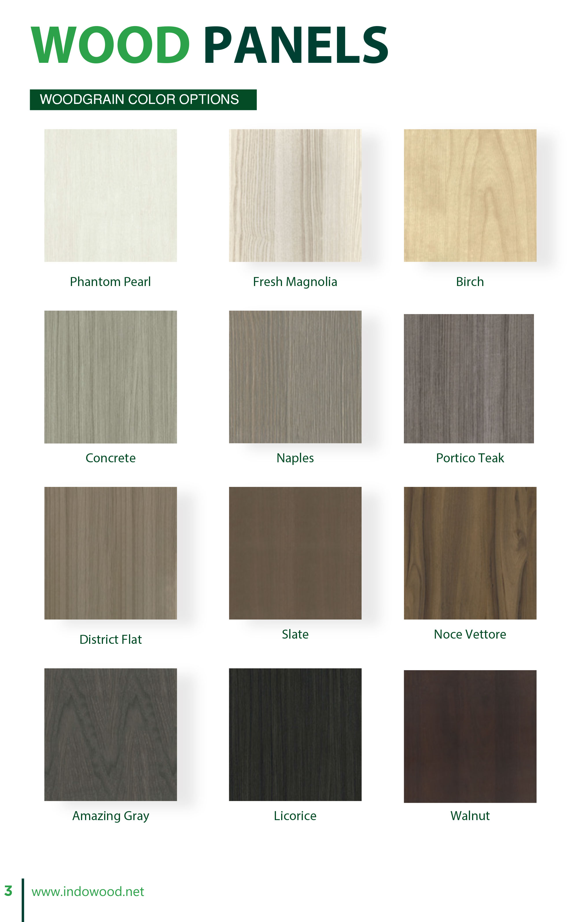 Wood Panels | Indowood